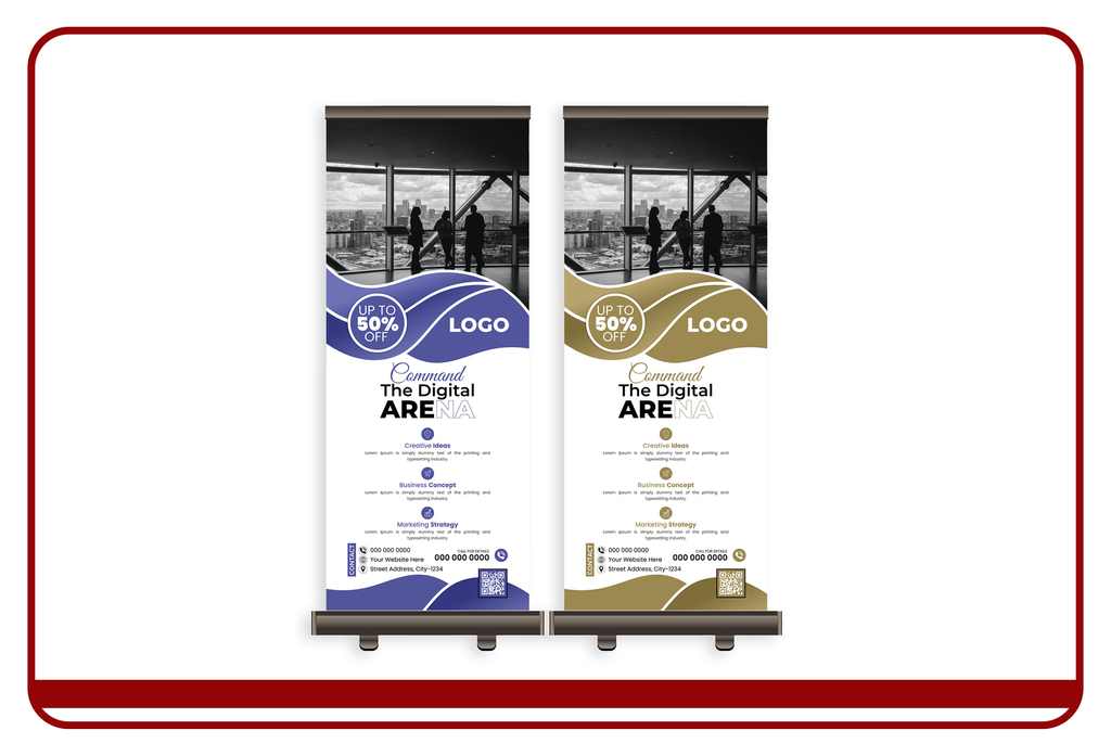 Roll Up Stand Printing - LasercoPrint