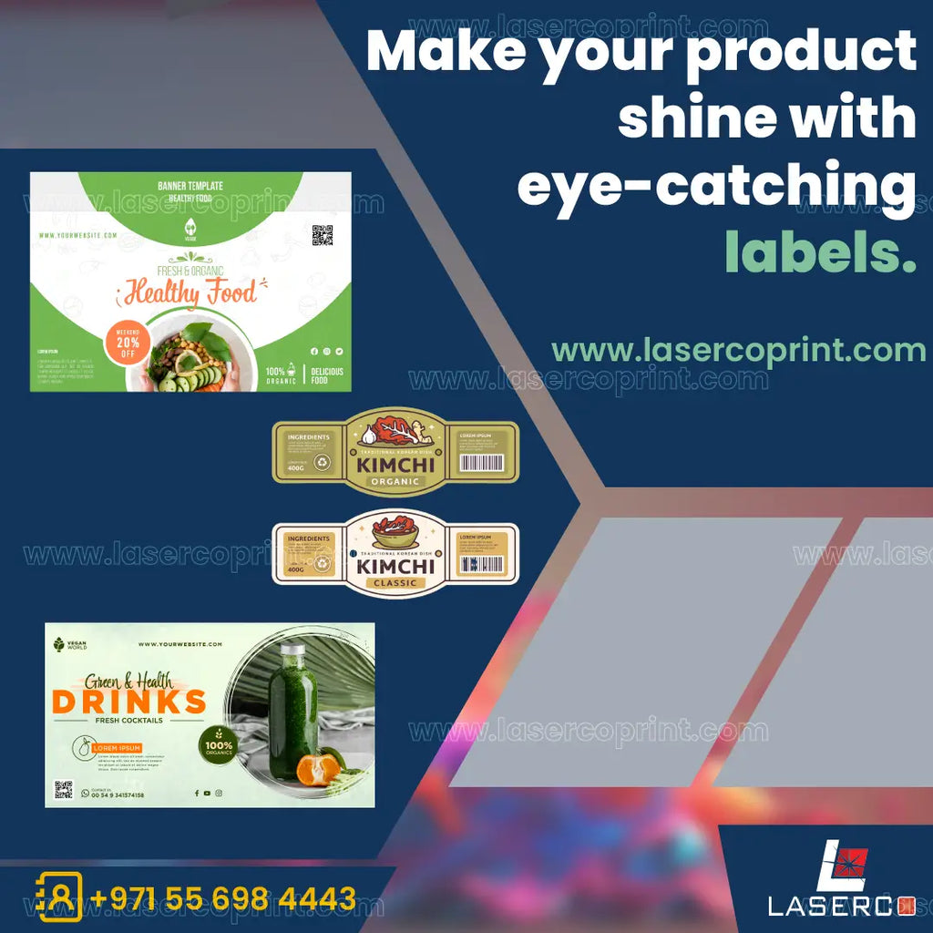Transparent Sticker Printing In Dubai | LasercoPrint