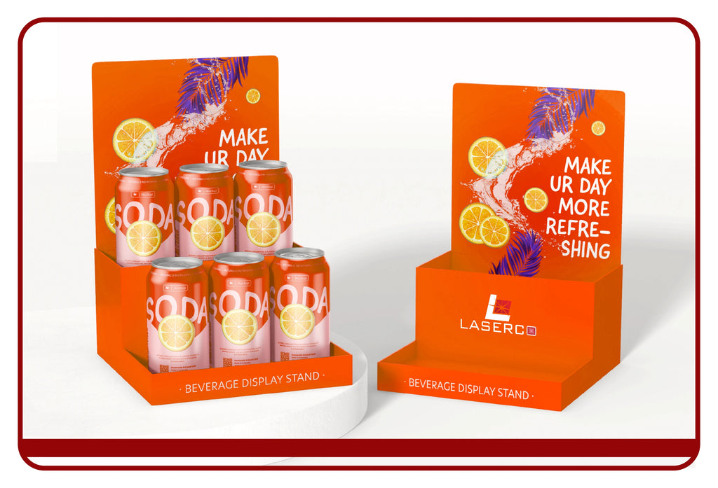 Beverage Display Stands - LasercoPrint