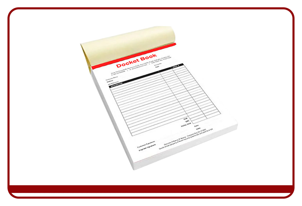 Bill Book Printing In Dubai - LasercoPrint