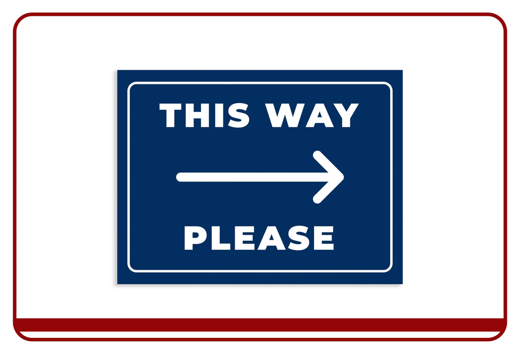 Directional Sign printing | LasercoPrint