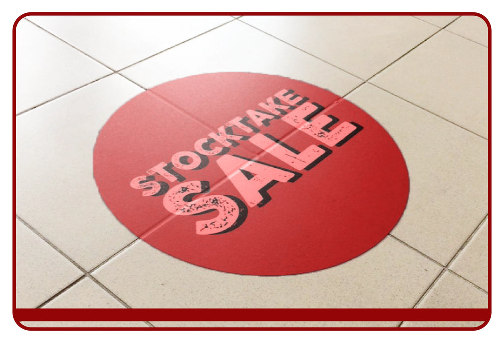 Floor Sticker Branding | LasercoPrint