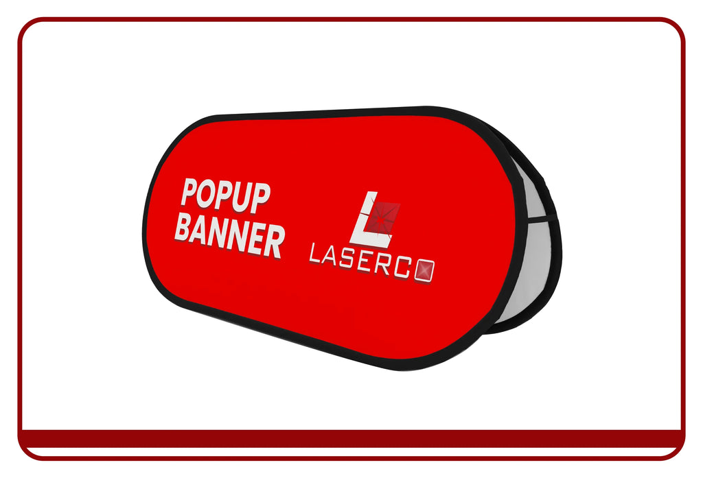 Personalized Popout Banners - LasercoPrint