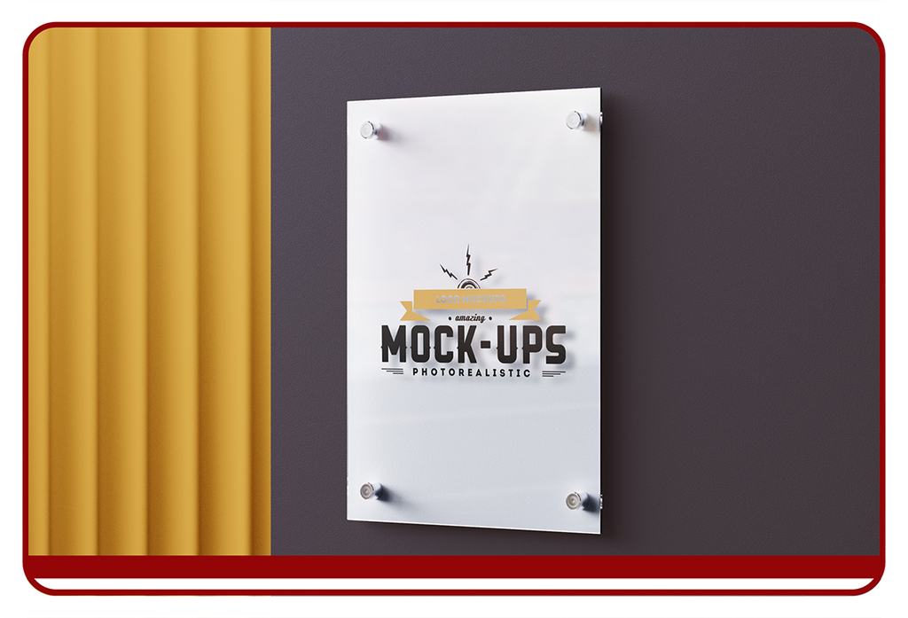 acrylic mounting frame - LasercoPrint