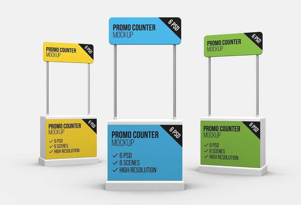 Branded display tables - LasercoPrint