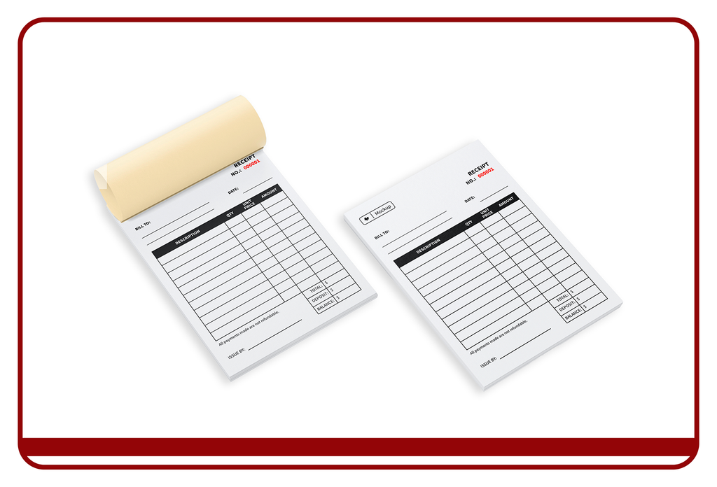 Custom Bill Book Printing - LasercoPrint