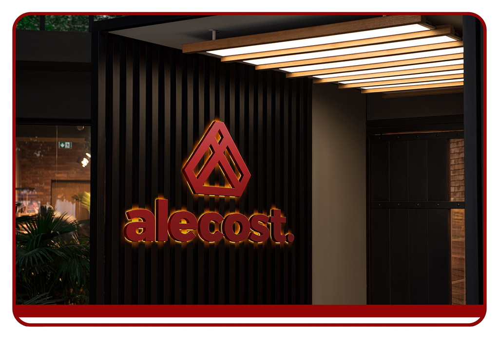 custom lighted wall signage - LasercoPrint