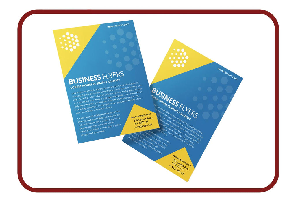 Custom Flyer Printing in Dubai - LasercoPrint