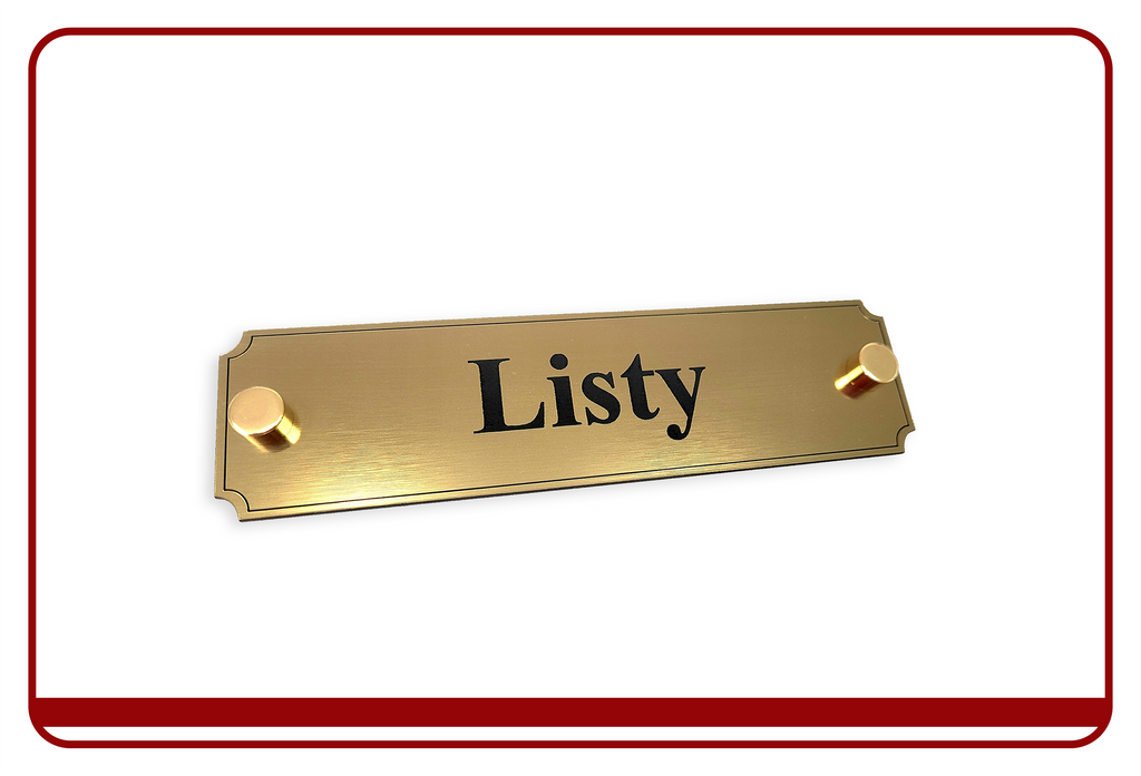 Engraved PVC Door Plates - LasercoPrint