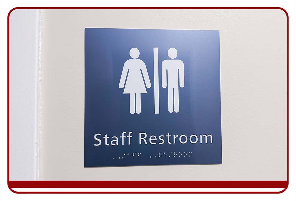 Restroom Signage - LasercoPrint